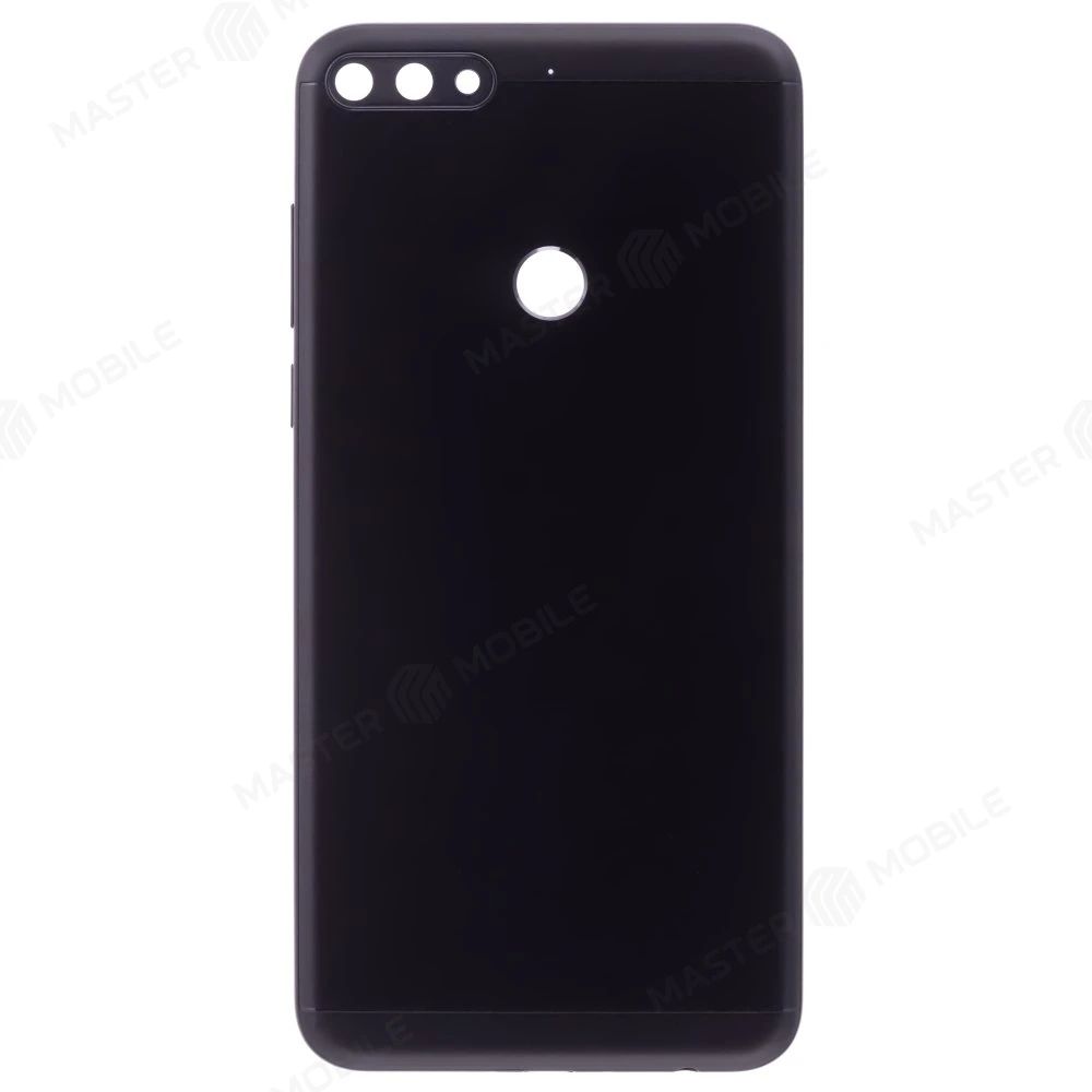 Задняя крышка для Huawei Honor 7C Pro (LND-L30) (черный) (в сборе со стеклом камеры)