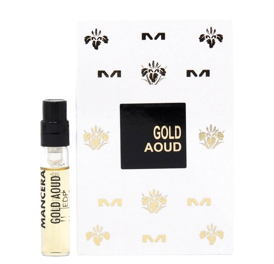 Mancera Gold Aoud пробник 2 мл унисекс - Мансера Голд Уд миниатюрная парфюмерная вода Золотой Уд