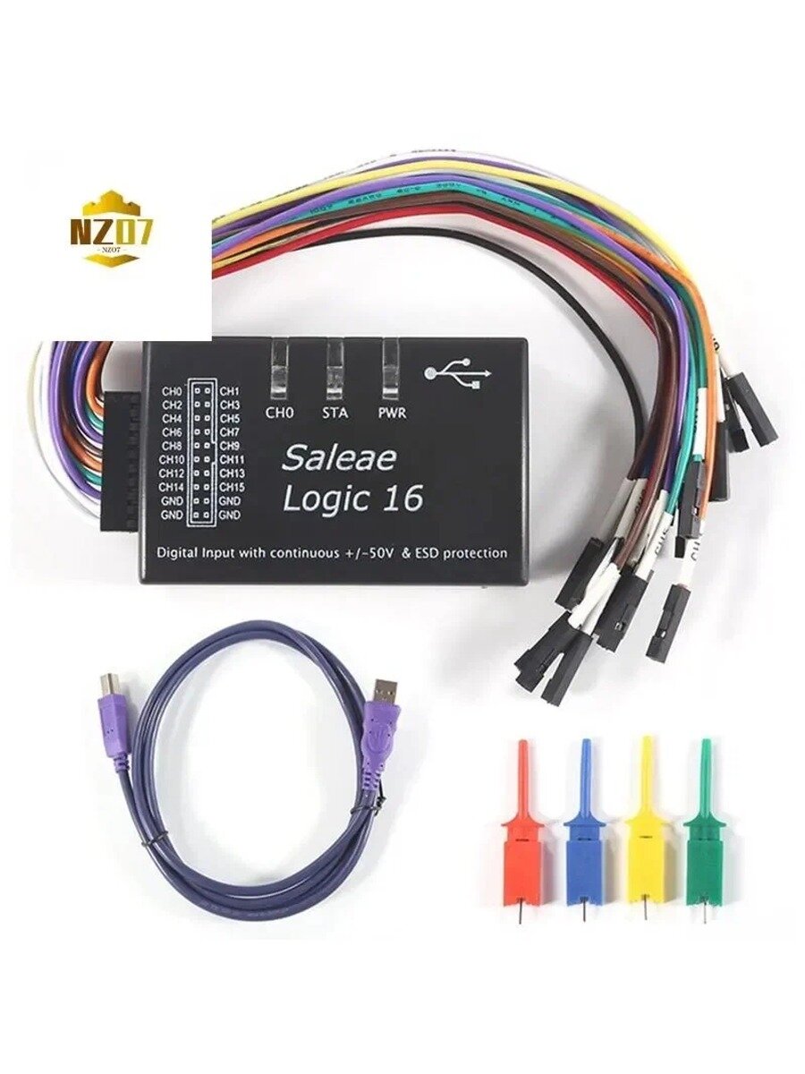 (X B S Y) Мультисистема логического анализатора Saleae Logic Usb основная классическая модель серии