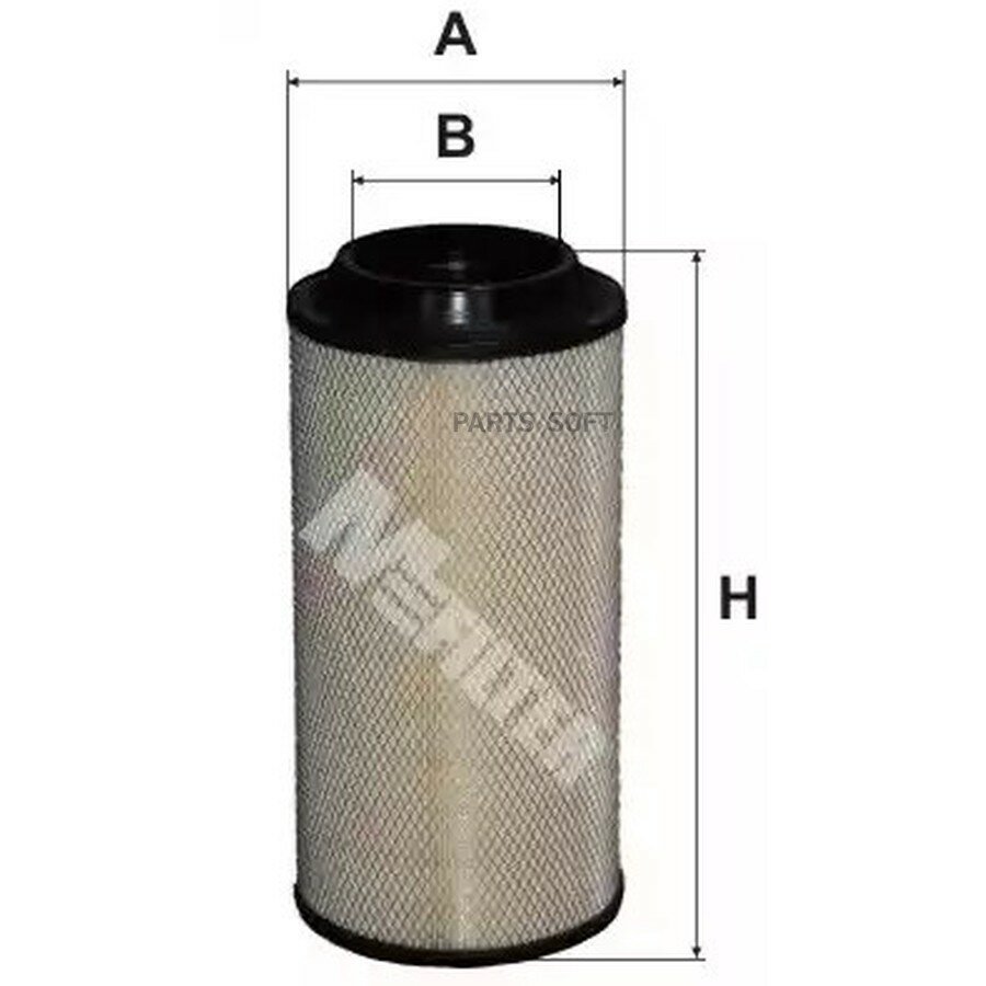 M-FILTER A582 фильтр воздушный ! H400 D193 d113 \ MB O520