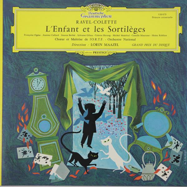Винтажная виниловая пластинка RAVEL - L' ENFANT ET LES SORTILEGES (ORCHESTRE NATIONAL)