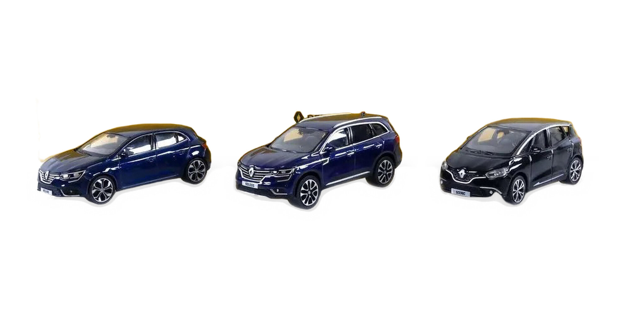 Модель коллекционная Renault megane iv scenic iv koleos ii / рено набор из 3-Х моделей (#19) (длина модели 6-10 см)