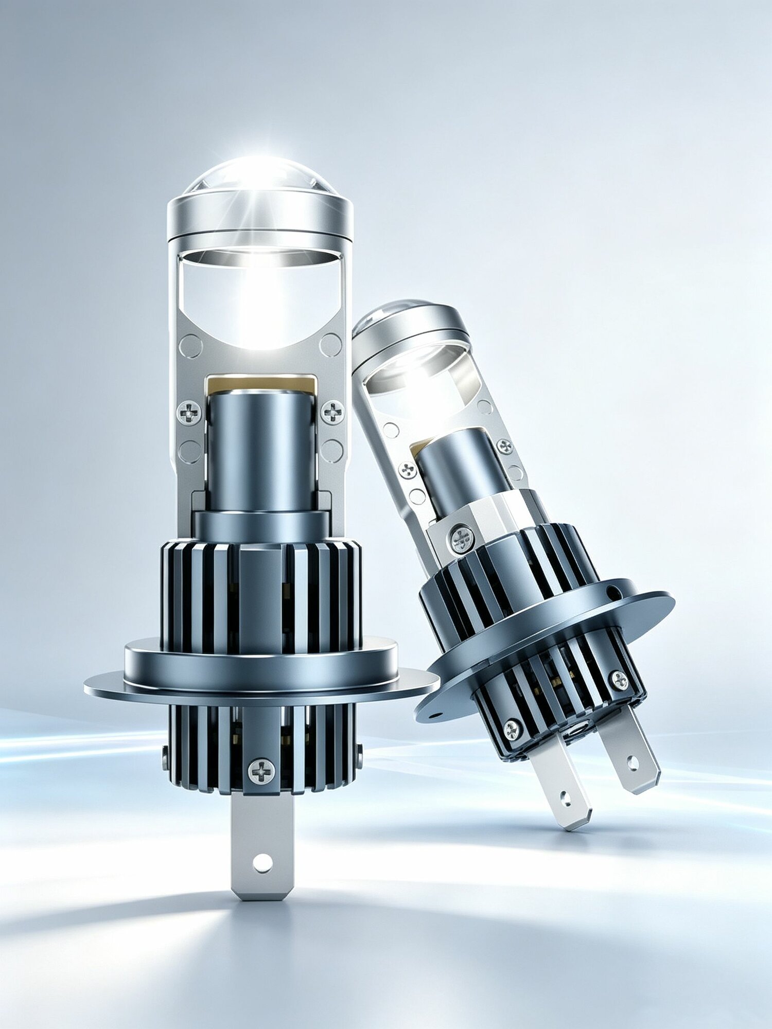 Мини линзы h7 HB3 HB4 H11 HIR2 H4 led, светодиодные лед лампы h7для блицнего и дальнего света