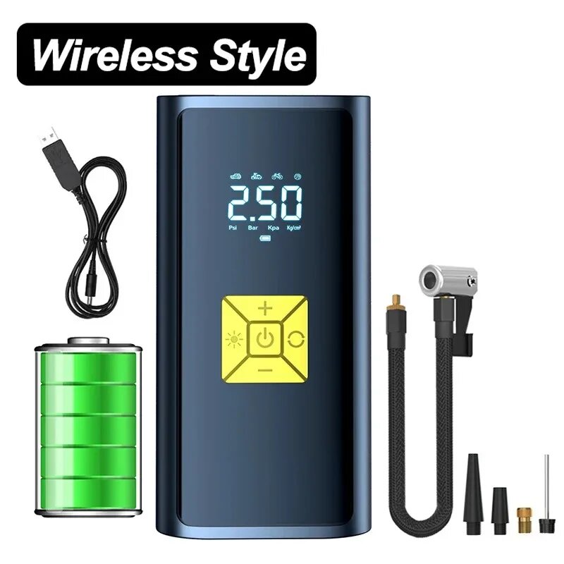 Портативный воздушный насос 6000 мАч Wireless Type
