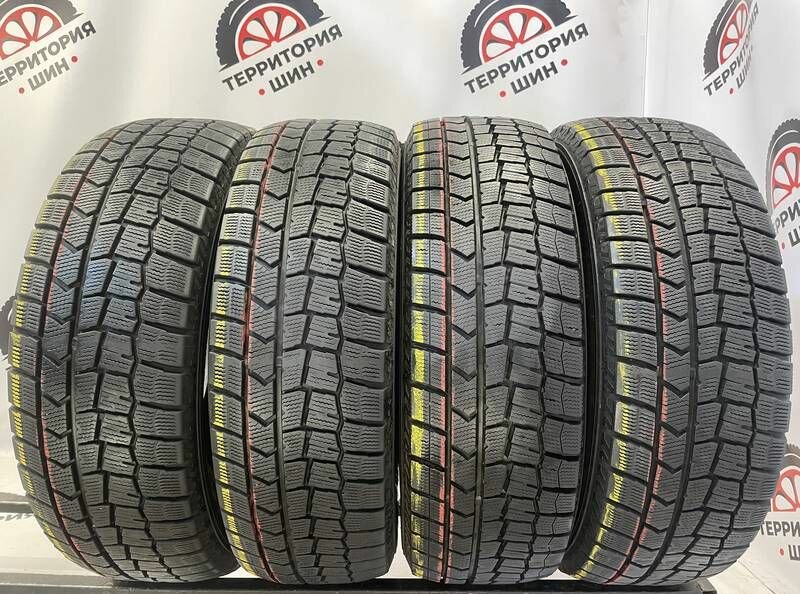 Комплект (4 шт) зимних БУ шин шипованные Dunlop Winter Maxx WM02 195/65 R15 30% износ