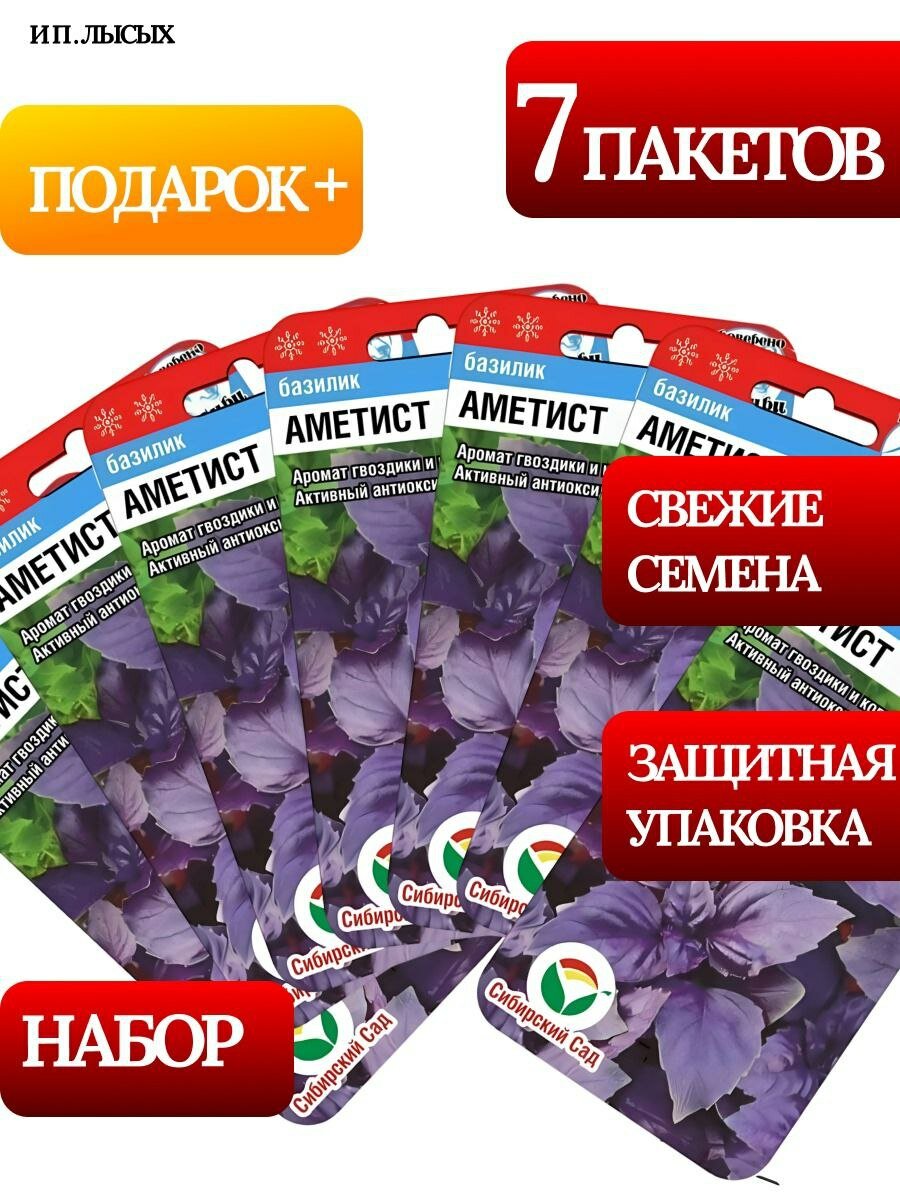 Семена Базилик "Аметист"