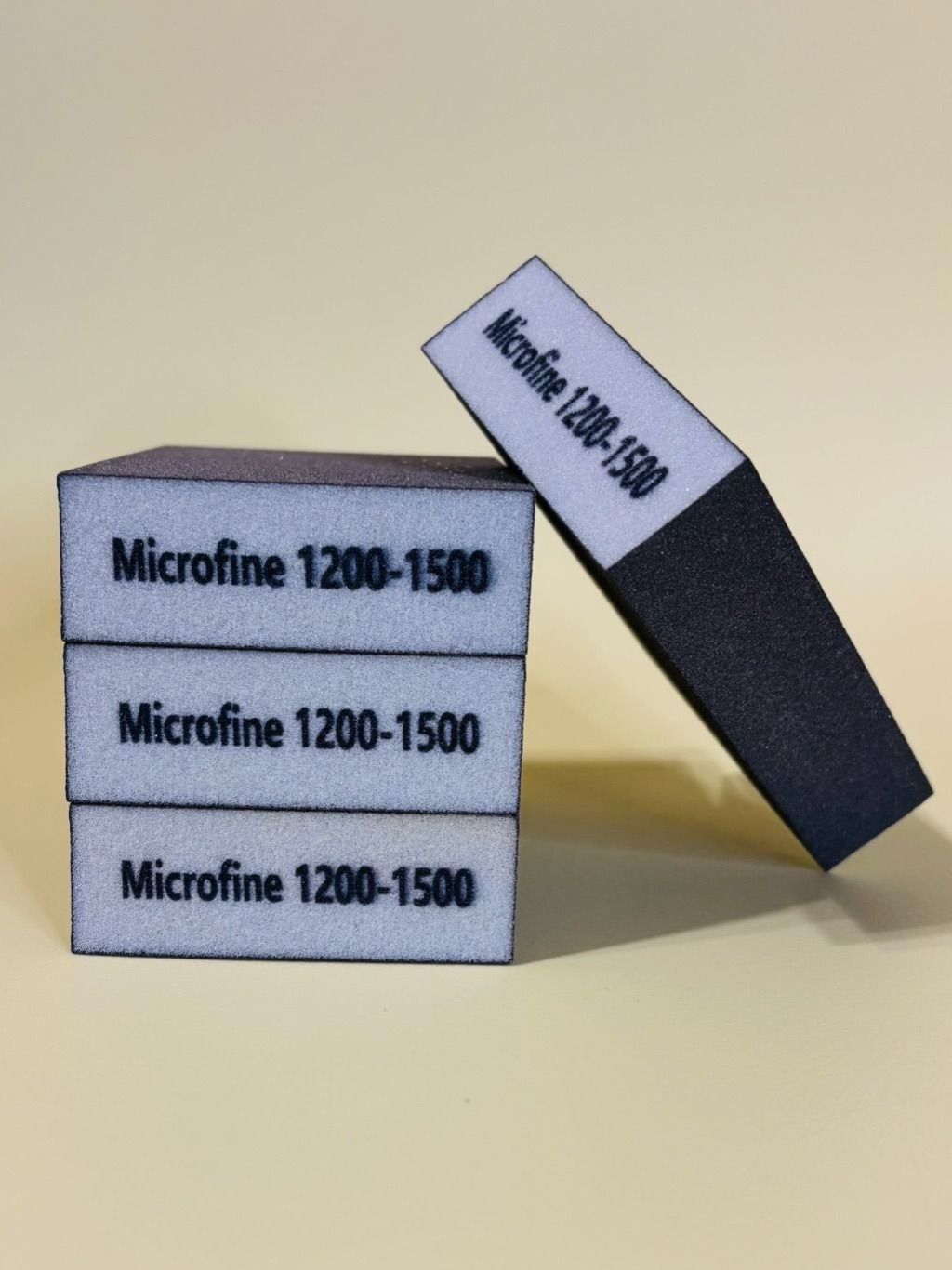 Блок шлифовальный четырехсторонний 4 штуки Microfine 1200-1500