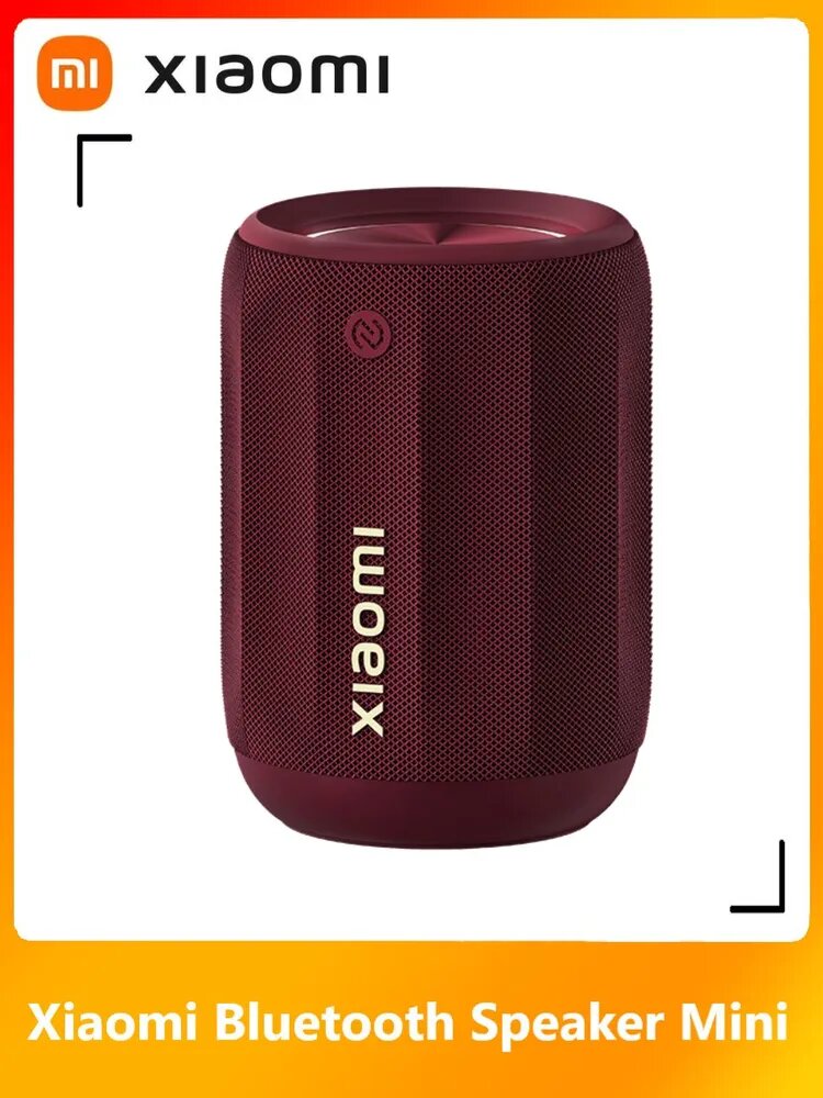 Мини Bluetooth-колонка Xiaomi Bluetooth Speaker Mini, 6 Вт, 360 звук, IP67, 11 часов, Bluetooth 5.3, RGB-подсветка, NFC, для дома и улицы