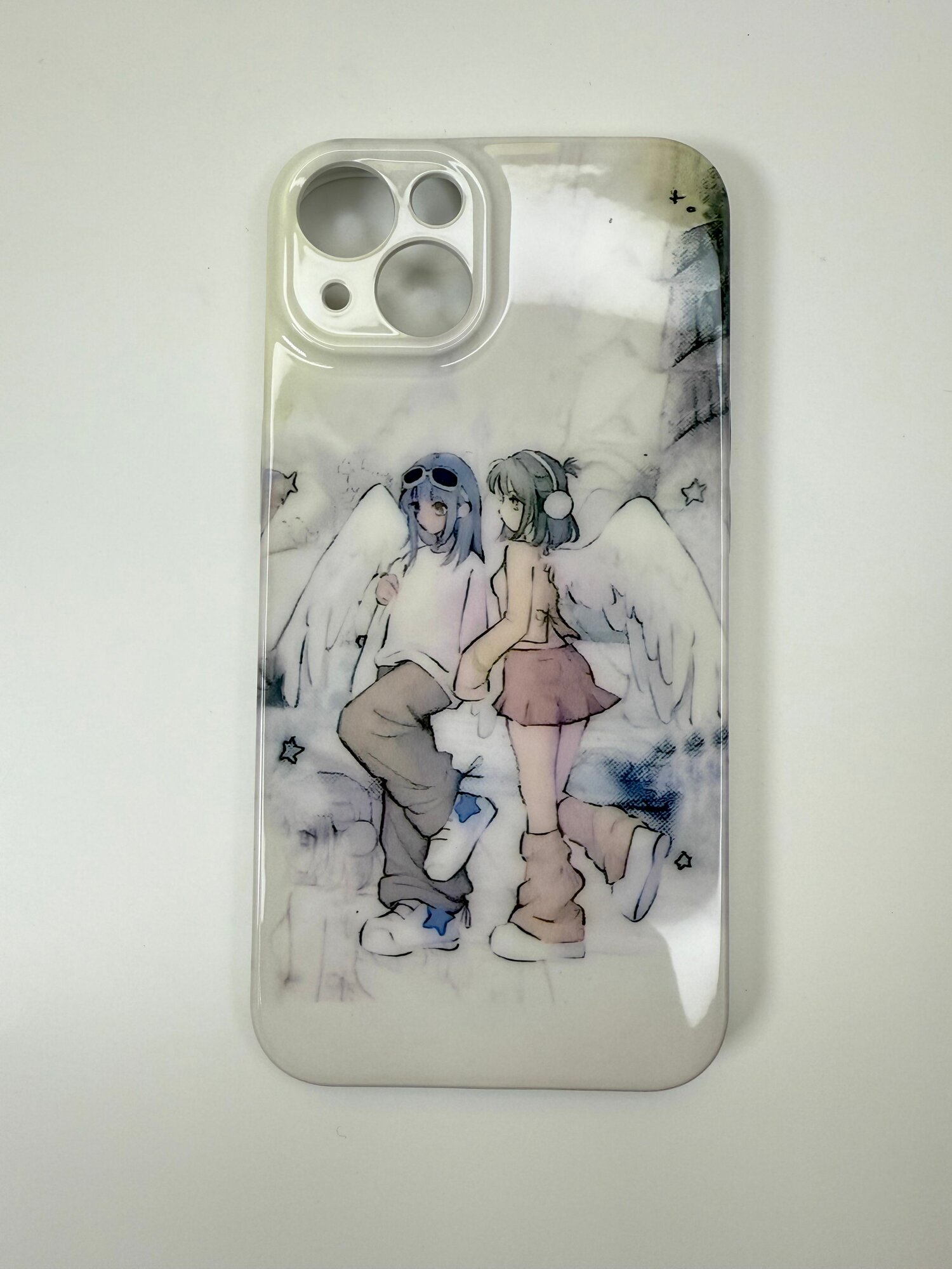 Чехол-Накладка для смартфона Apple iPhone 13, материал пластик, цвет белый — фото 1