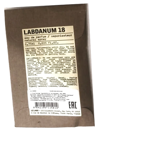 Парфюм унисекс Le Labo Labdanum 18 0.75 мл сэмпл / Ле Лабо Лабданум 18 пробник