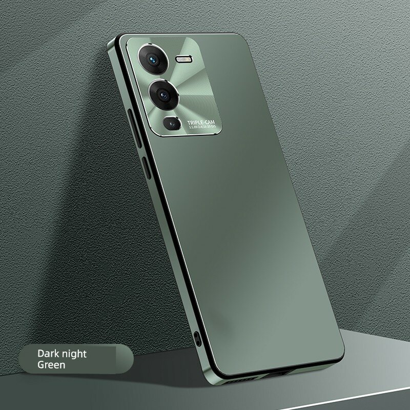 Чехол для телефона vivo S15, темно-зеленый, краевая защита, воздушная подушка против взрыва