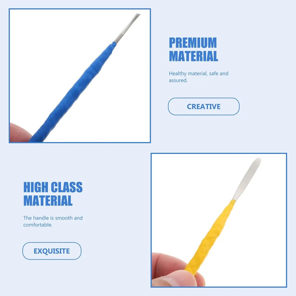 Набор Из 3 Инструментов Для Лепки Из Нержавеющей Стали Для Резьбы По Глине