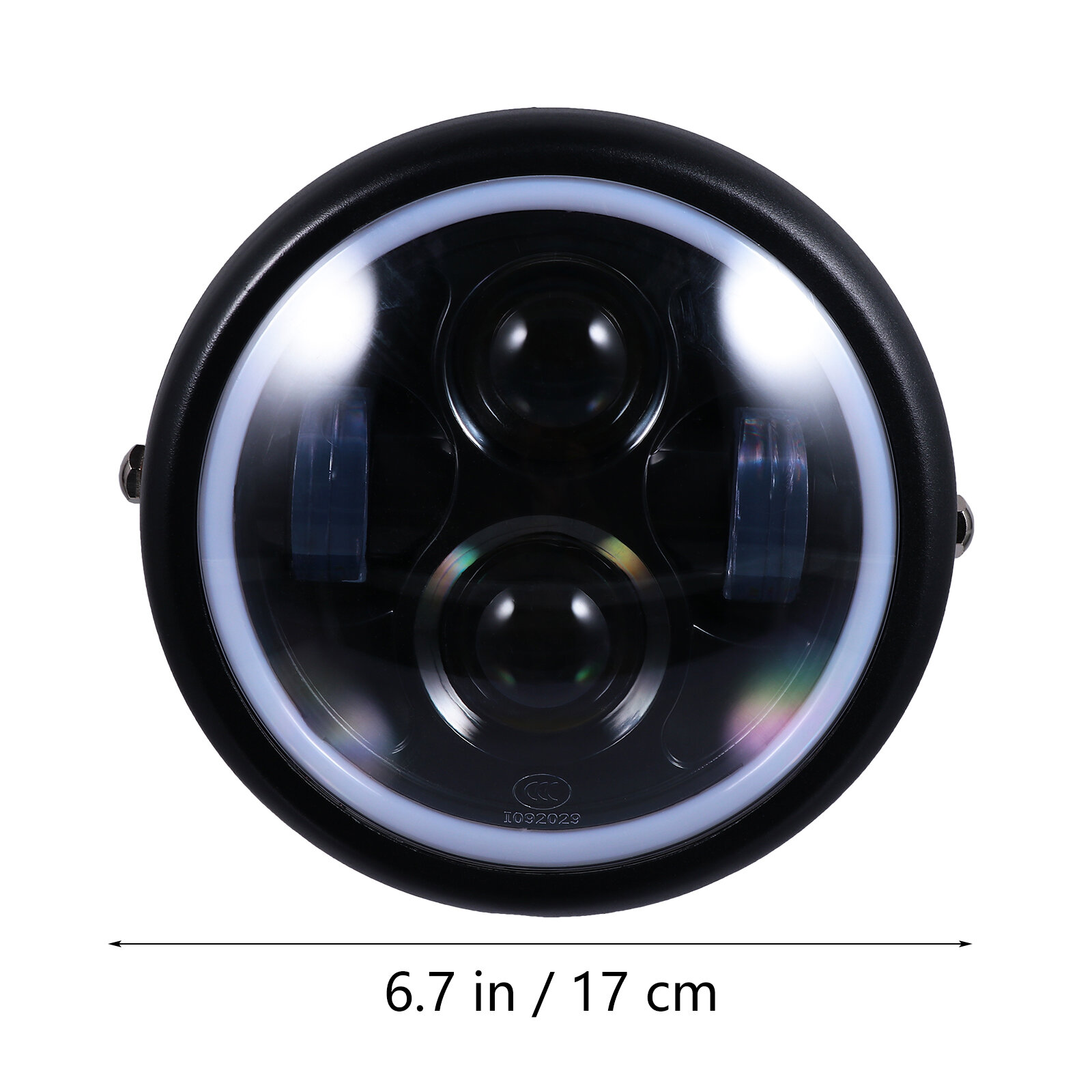 1 Шт Мотоциклетный Фонарь Светодиодный Проекционный Фар Led Прочный Водонепроницаемый 17X17Cm