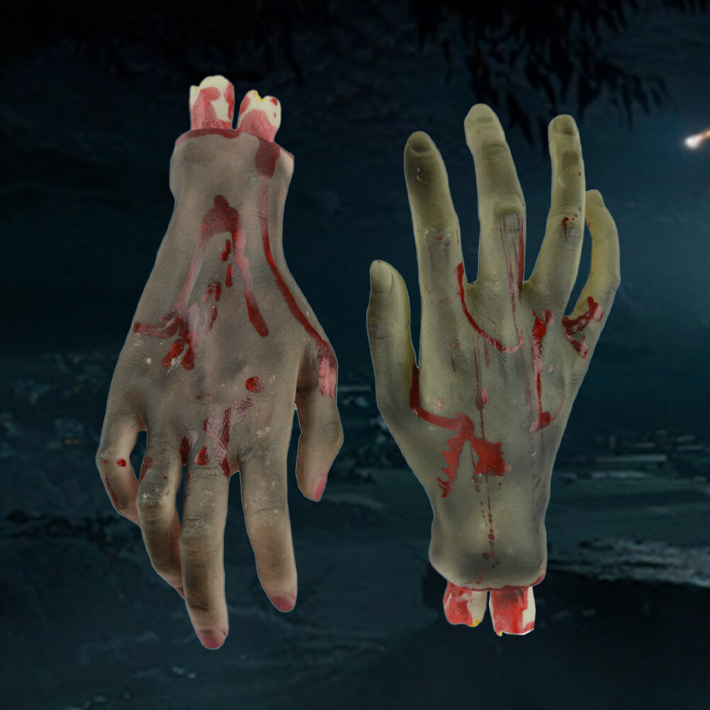 Части Тела Из PU Качественные И Безопасные Аксессуары Для Декора Halloween 23.00X9.50X3.00Cm
