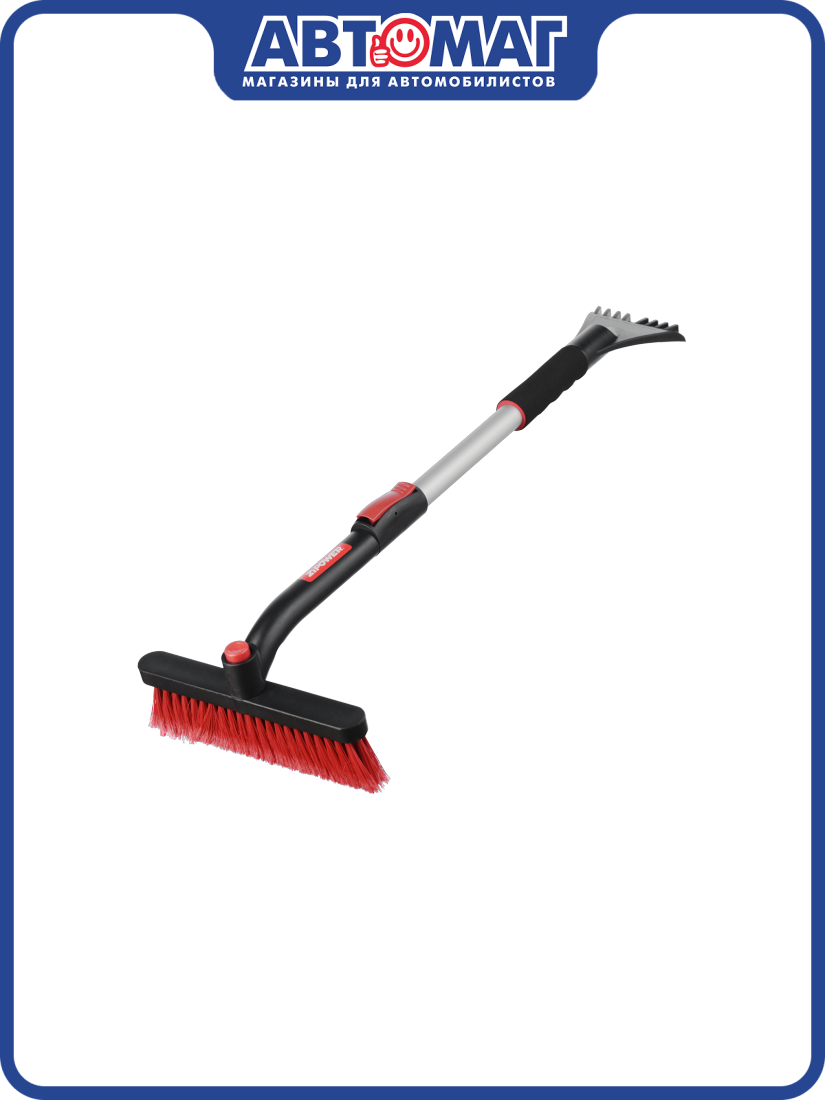 Щетка для снега с телескопической рукояткой, 77-100 см. ZIPOWER ZIPOWER PM2212