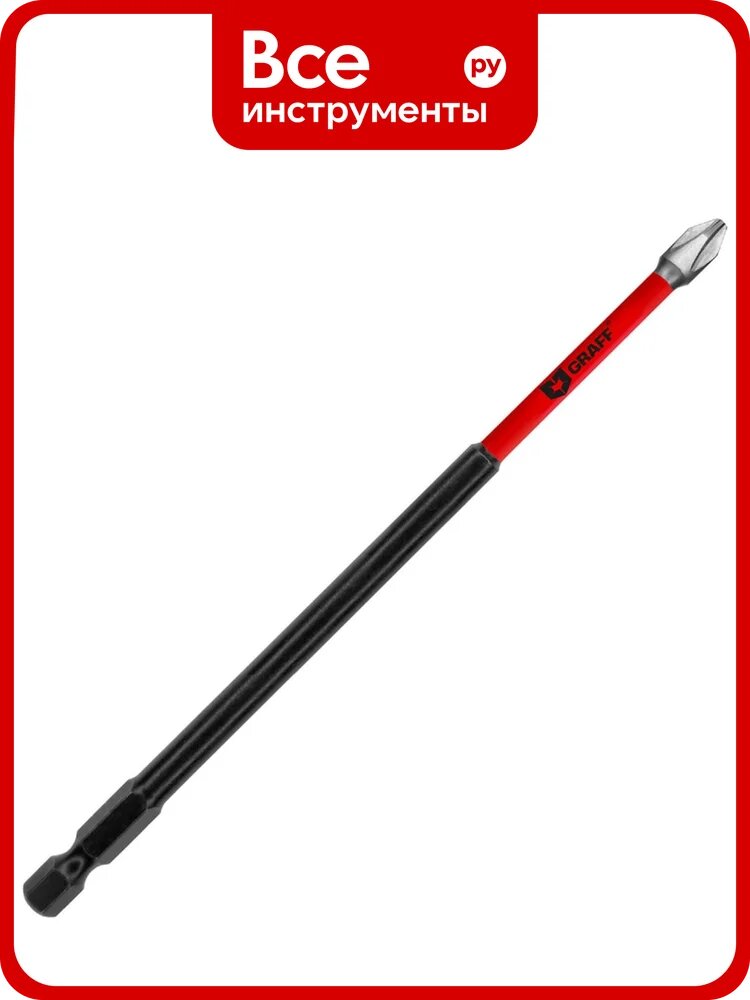 Бита GRAFF Expert Impact PH2, 150 мм, 1 шт в блистере 502150