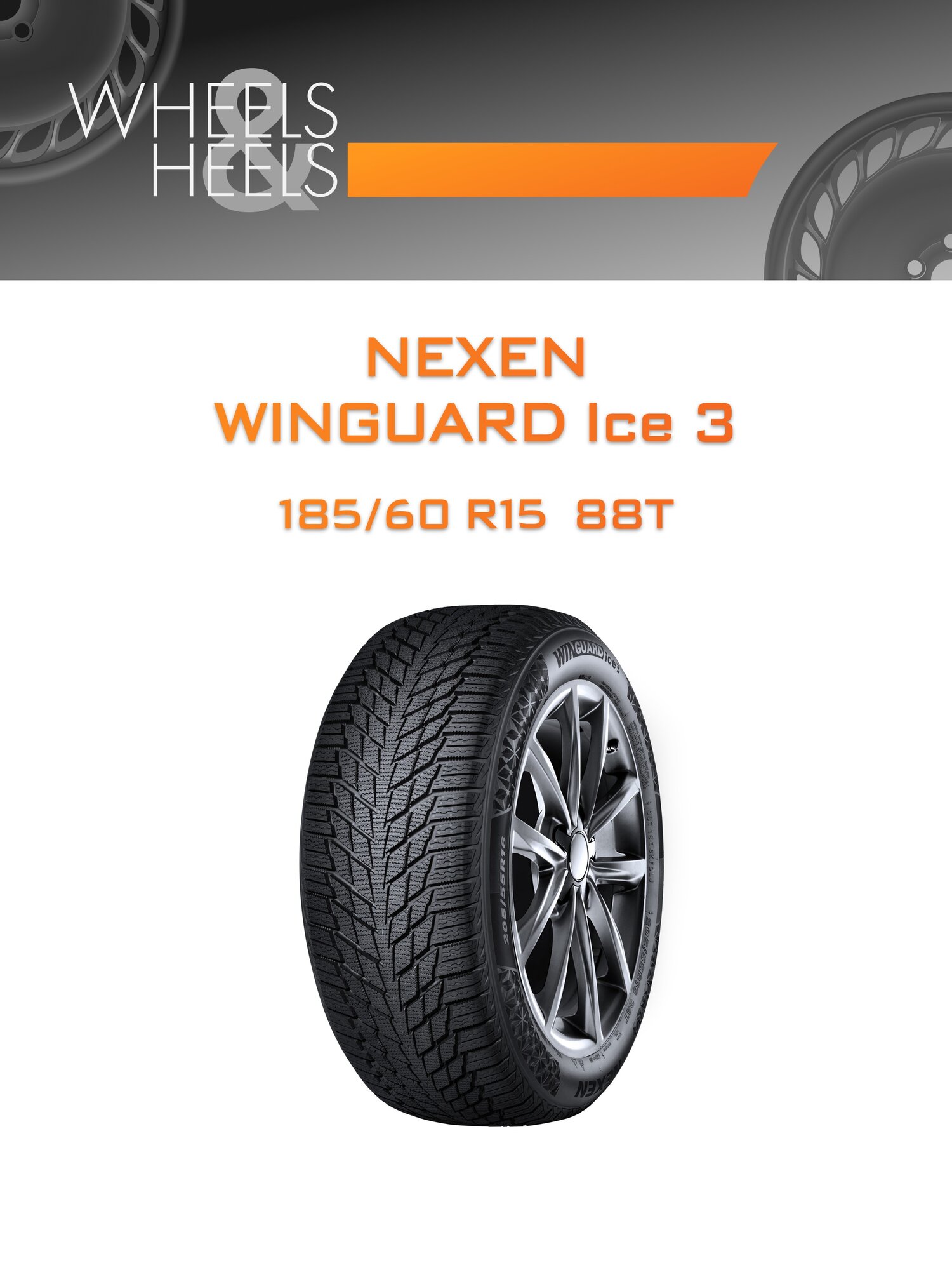 Шина автомобильная NEXEN WINGUARD Ice 3 185/60 R15 88T XL WINTER, зимняя, универсальная