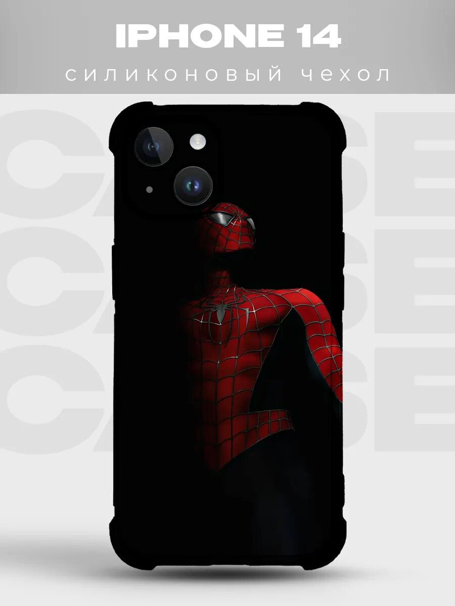 Чехол на iPhone 14 Человек-паук spider man человек паук
