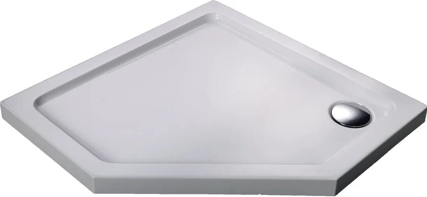 Поддон для душа Black&White Stellar Wind P-10 100x100 см, акриловый, низкий, пятиугольный