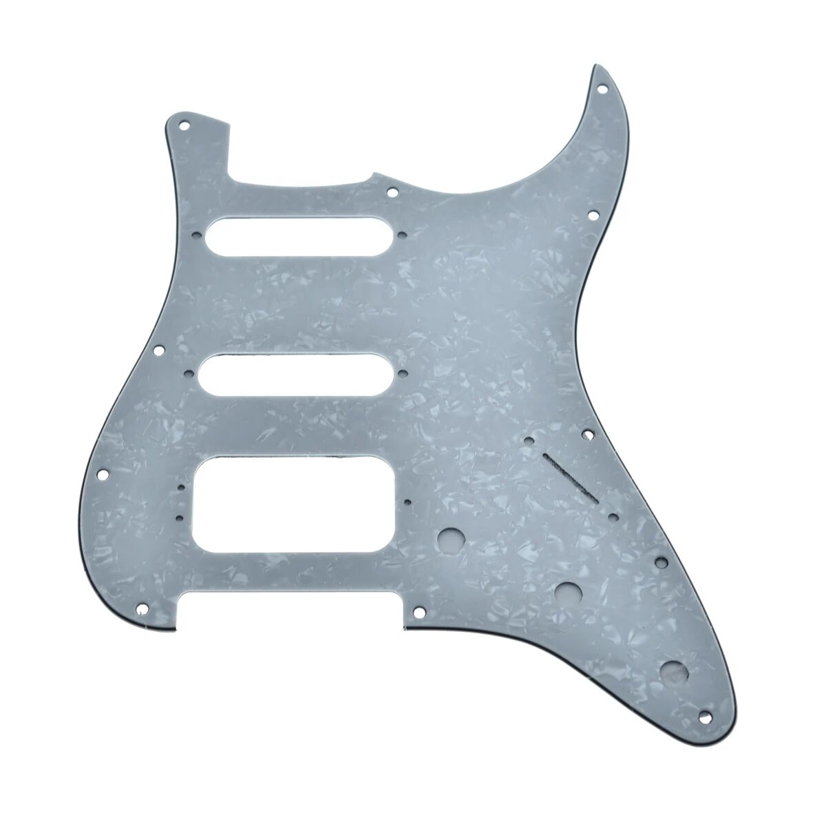 Dopro 11-Hole Strat HSS Pickguard для Fender Stratocaster White Pearl