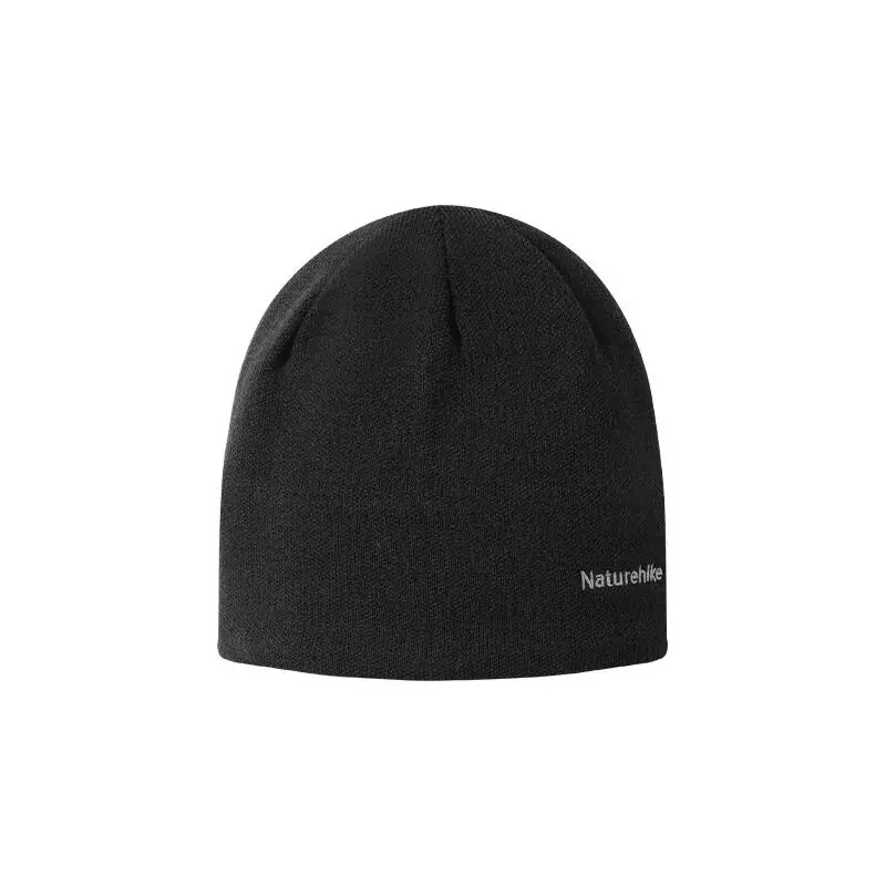 Naturehike Шапка-бини из мериносовой шерсти Черный, BLACK