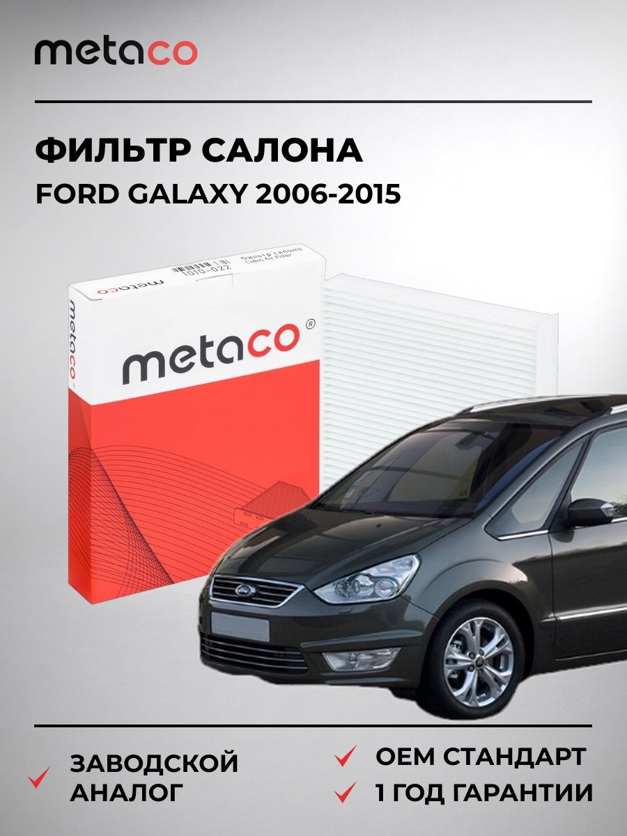 Фильтр салона METACO 1010022 Форд Галакси Ford Galaxy 2006-2015