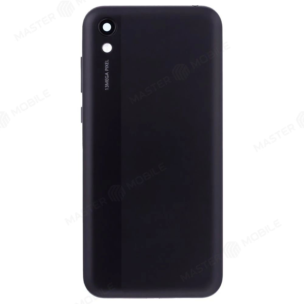 Задняя крышка для Huawei Honor 8S (KSA-LX9) (черный) (в сборе со стеклом камеры)