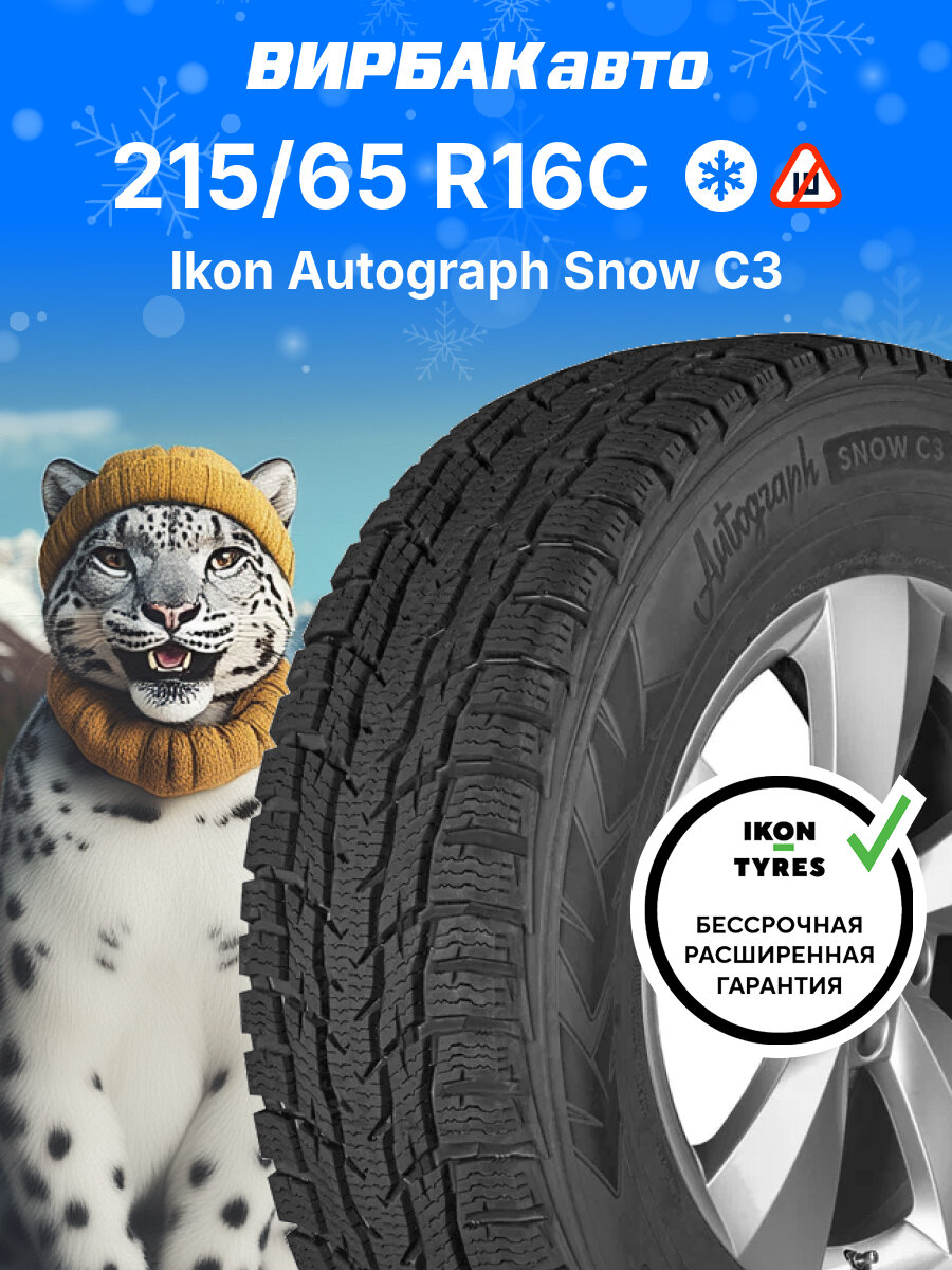 Зимние шины Ikon Autograph Snow C3 215/65R16C 109/107R, зимняя автомобильная резина