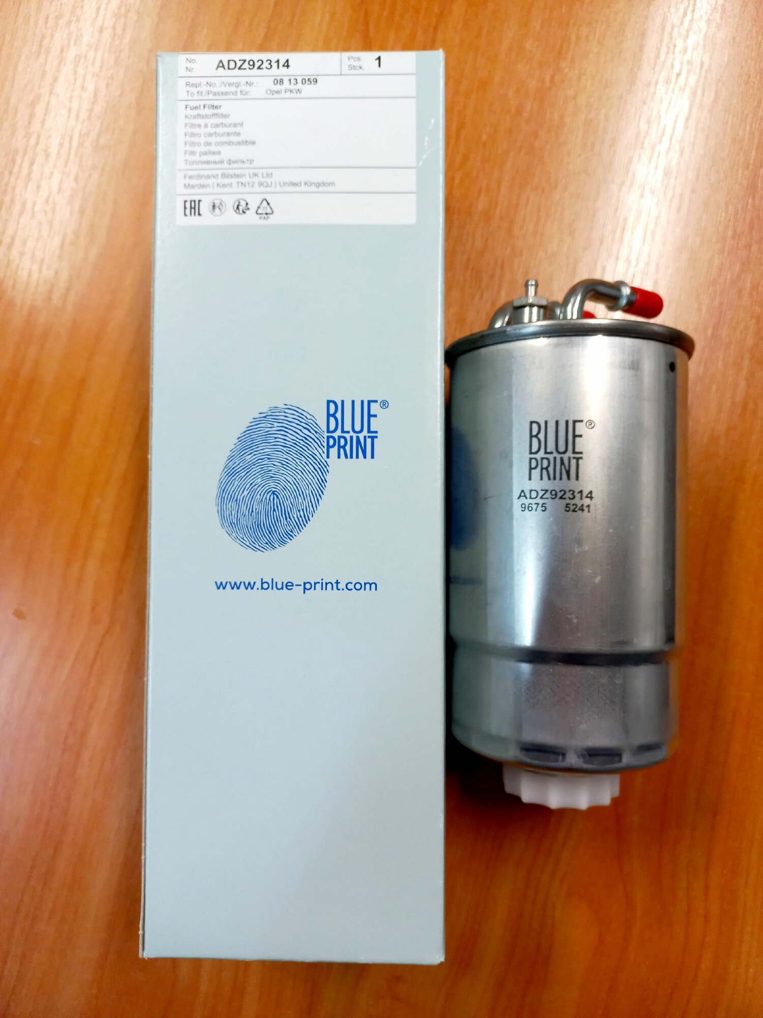 Фильтр топливный ADZ92314 Blue Print