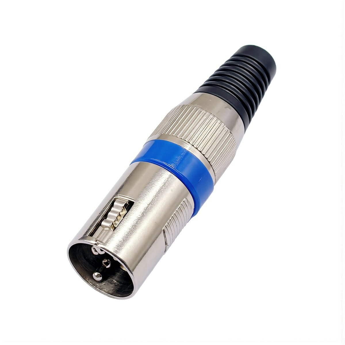 Разъем XLR 3 контакта кароний для микрофона аудио кабеля цинковый сплав никелевое покрытие размер 67 на 16 мм, JT2050 1 шт. разъем XLR мужской