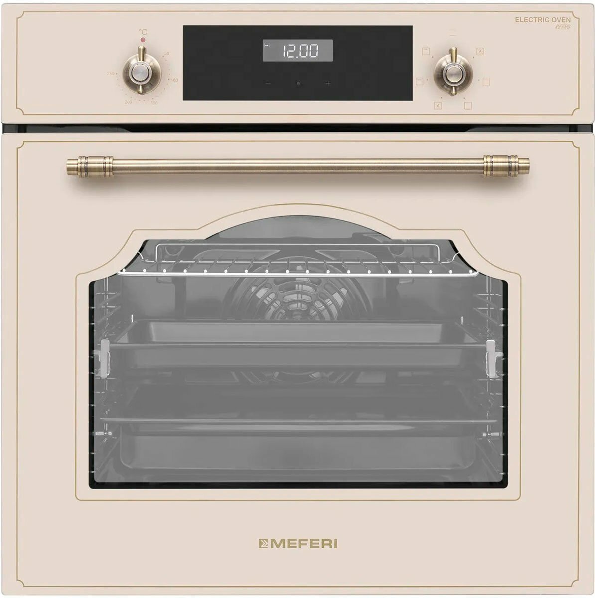 Электрический духовой шкаф Meferi MEO606BG RETRO (МФ-00002026)