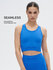 Топ спортивный RANK Seamless Top, размер XL, синий