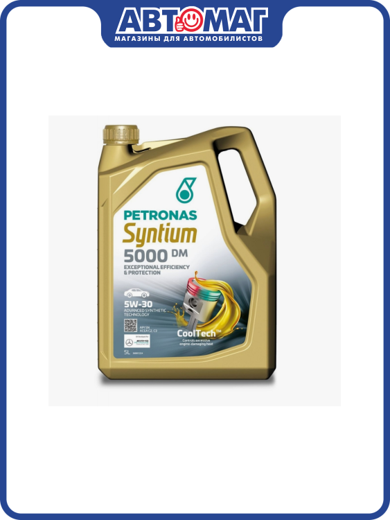 Моторное масло Petronas Syntium 5000 DM 5W-30 (5л) Petronas PET-5W30-5000DM-5L