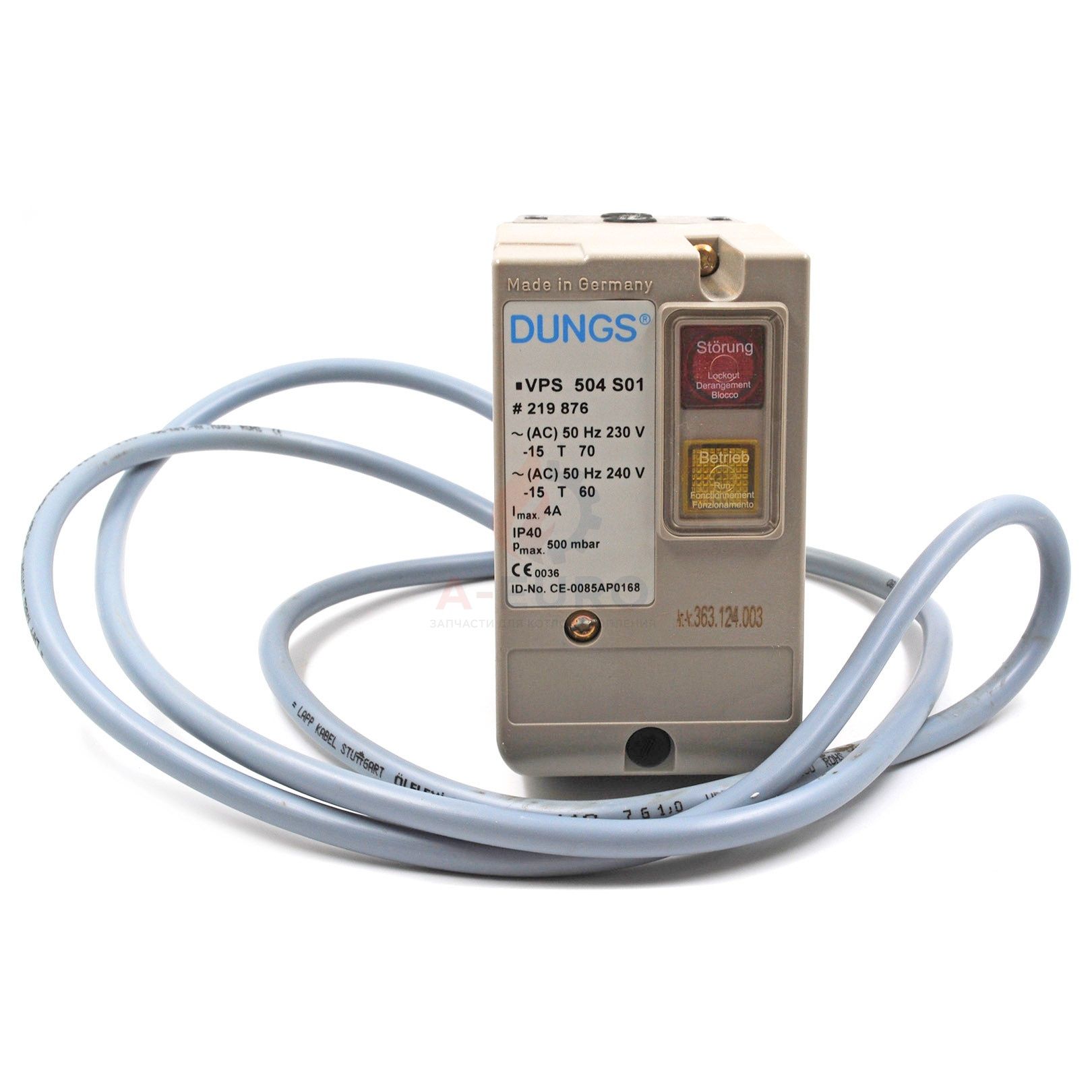 Блок проверки герметичности Dungs VPS504S01 219876