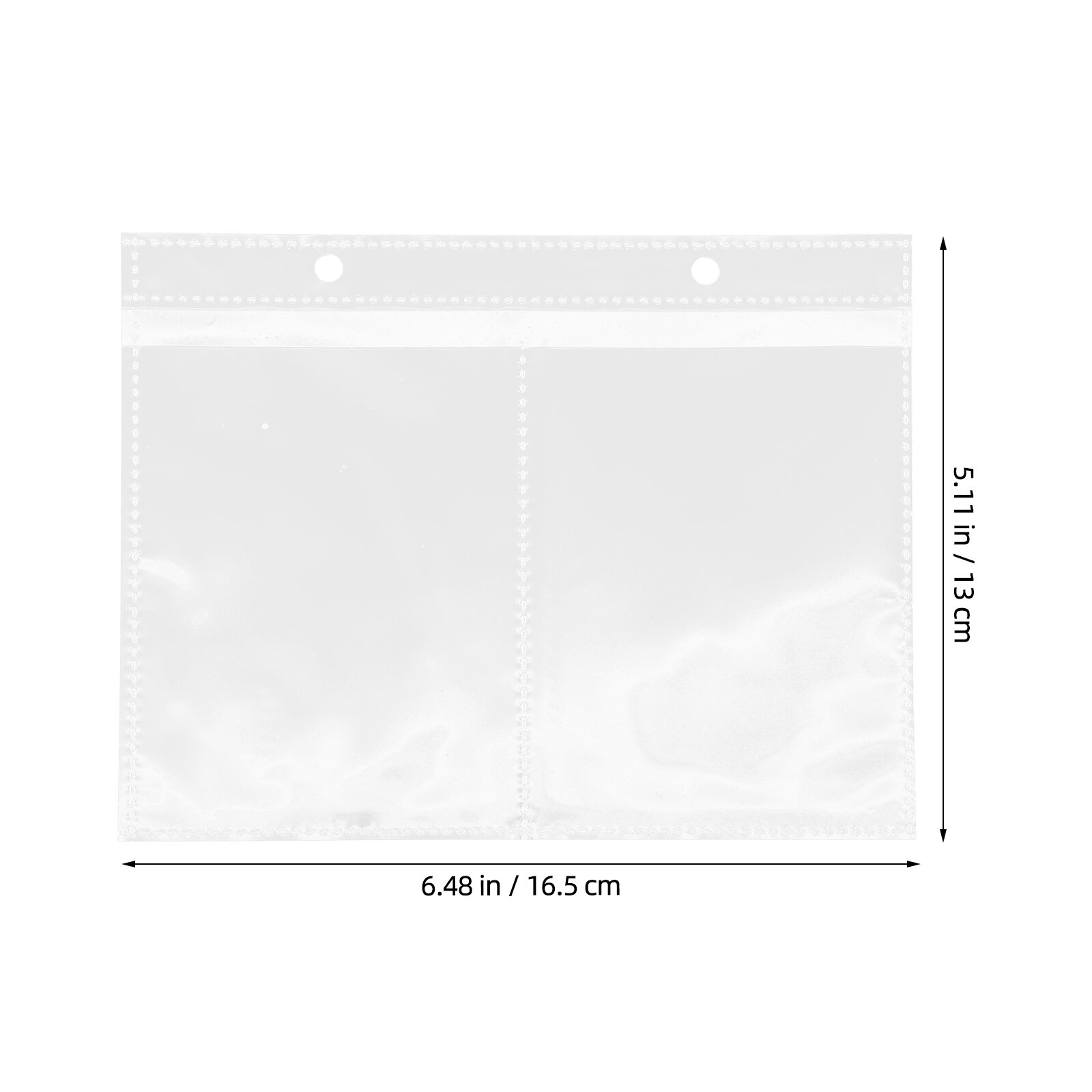 Пластиковые вкладыши для фотоальбома 4x6 прозрачные, 50 шт для организации и защиты снимков