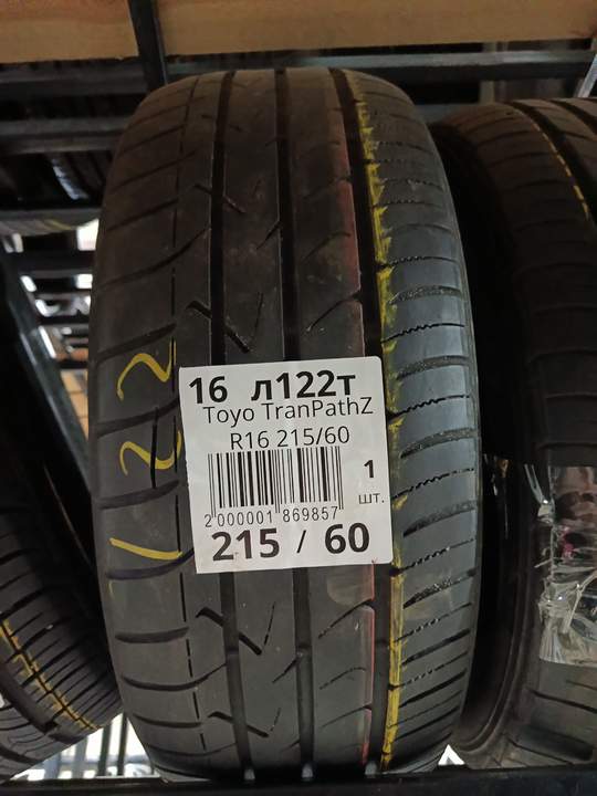 Летние шины Toyo Tranpath A/T 215/60 R16 40% износ
