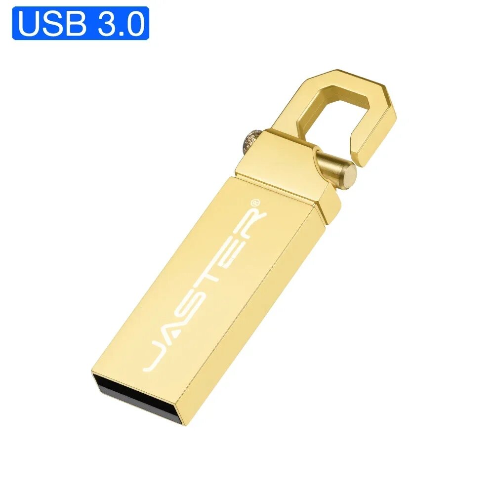JASTER USB 3.0 флэш-накопитель металлический 8GB Gold