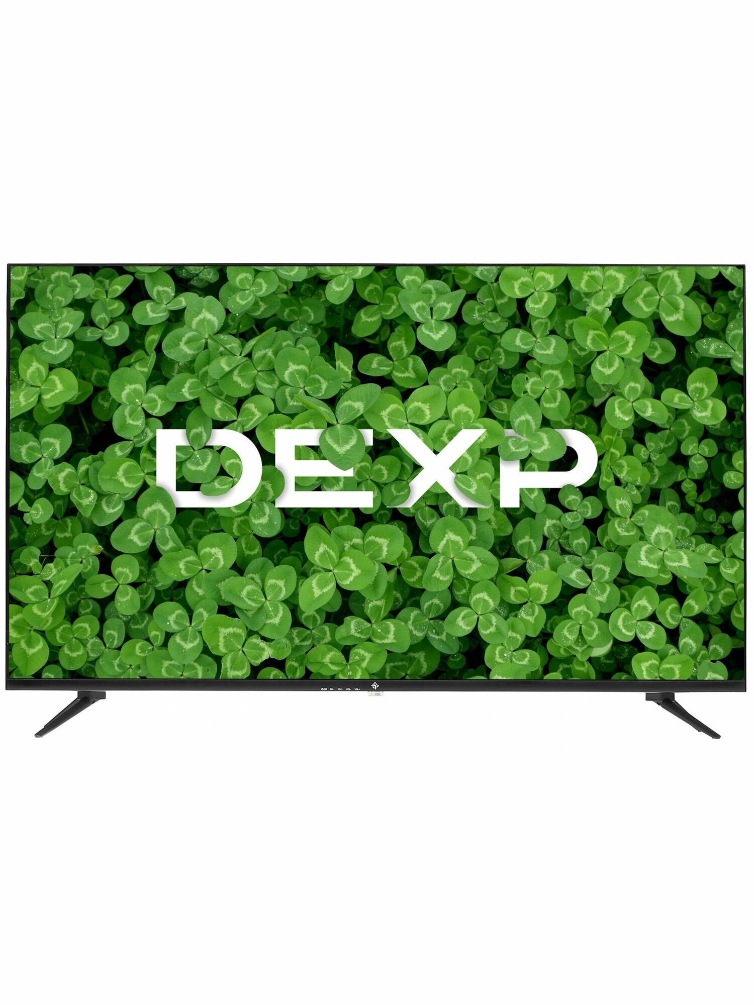 43" (108 см) Телевизор DEXP 43UHG1, черный