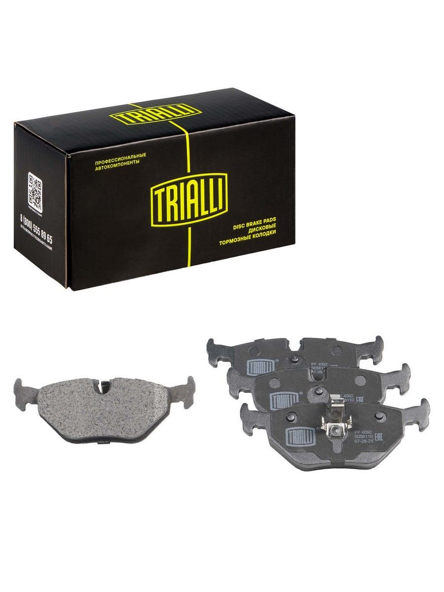 Колодки тормозные дисковые задние Trialli PF4092 для а/м ROVER 75, BMW 3 / Ровер, БМВ