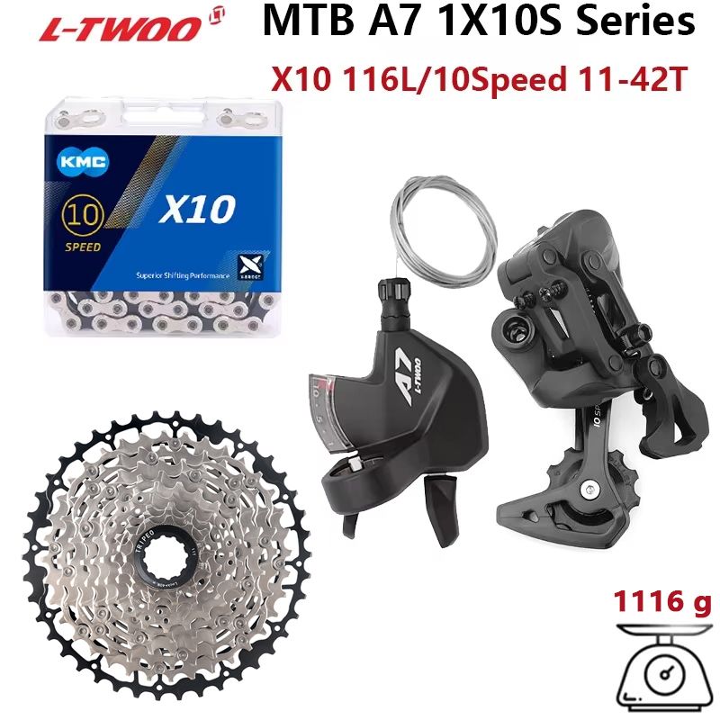 LTWOO A7 1X10 заднего переключателя, совместимые с SRAM M4100 10S 36/40/42T A7 10V Groupset