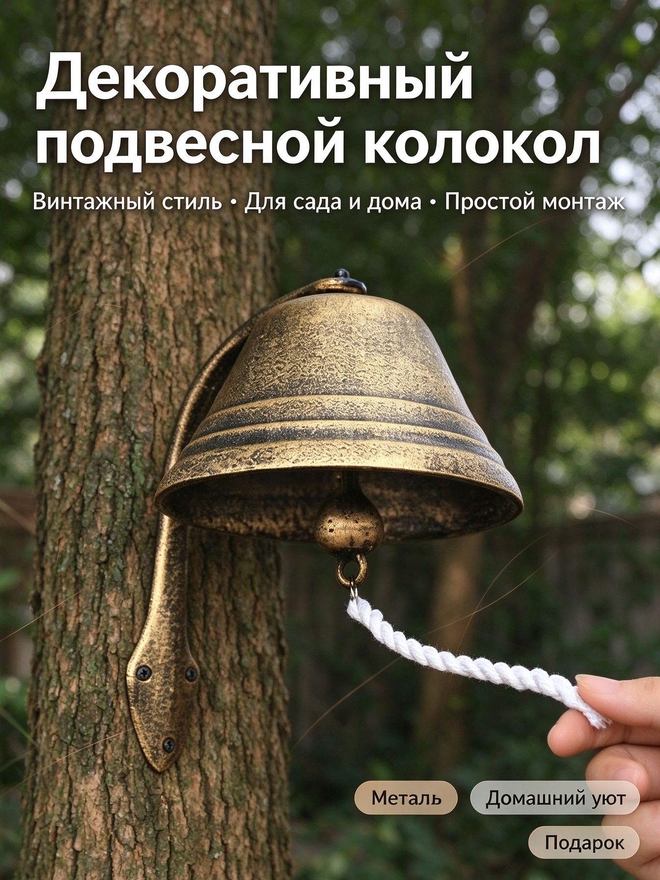 Колокол рында Варяг диаметр 11.5CM
