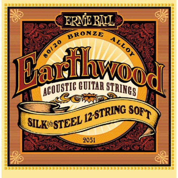 Ernie Ball 2051 Комплект струн для 12-струнной акустической гитары 9-46
