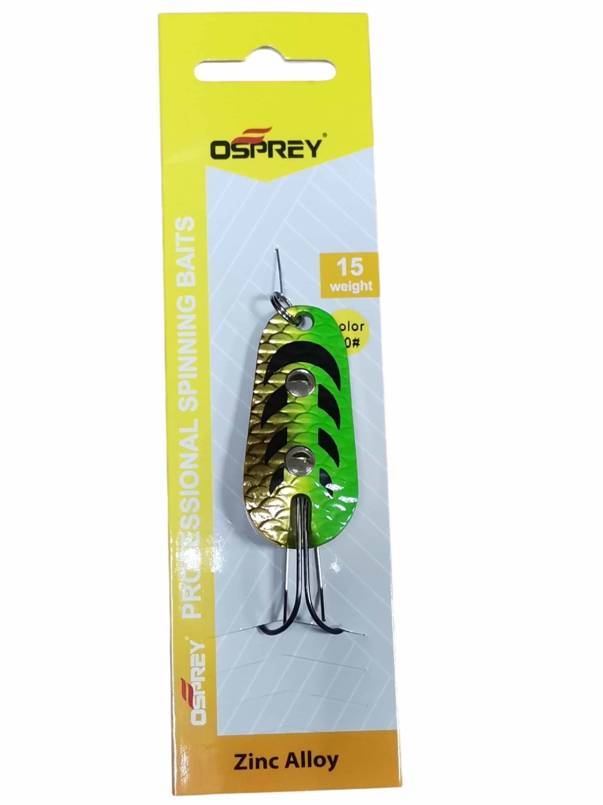 Блесна колеб. незацеп. Osprey Alloy F66 Шторлинг 15гр цв.10 1шт