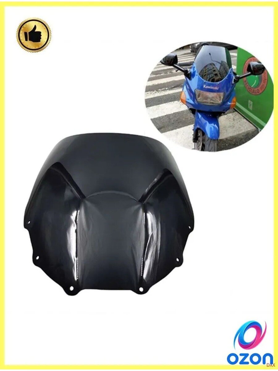 Переднее ветрозащитное стекло дефлектор, для Kawasaki ZZR 400 1989-1992 ZZR400