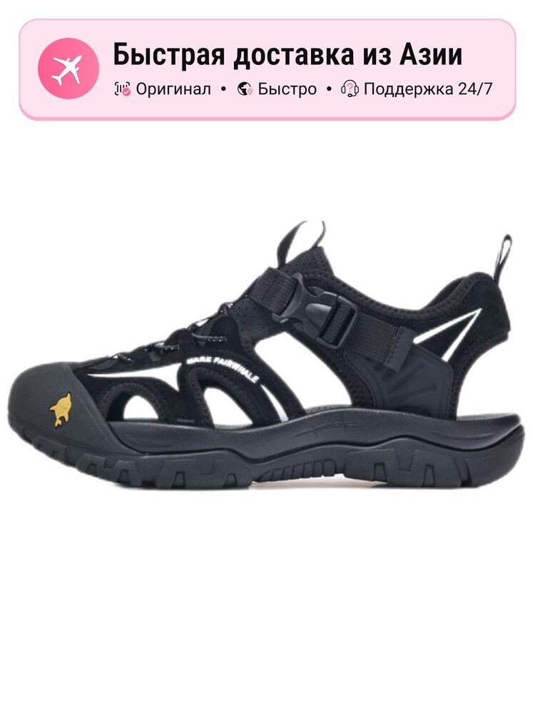 Треккинговые сандалии мужские FAIRWHALE River Warrior Black/Pearl Gray, цвет: warrior black 40 EU
