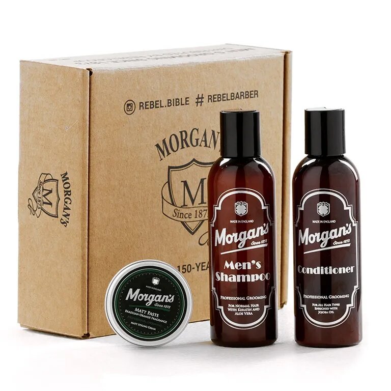 Morgans Pomade Тревел набор 'Уход за кожей головы и волосами' 1 шт