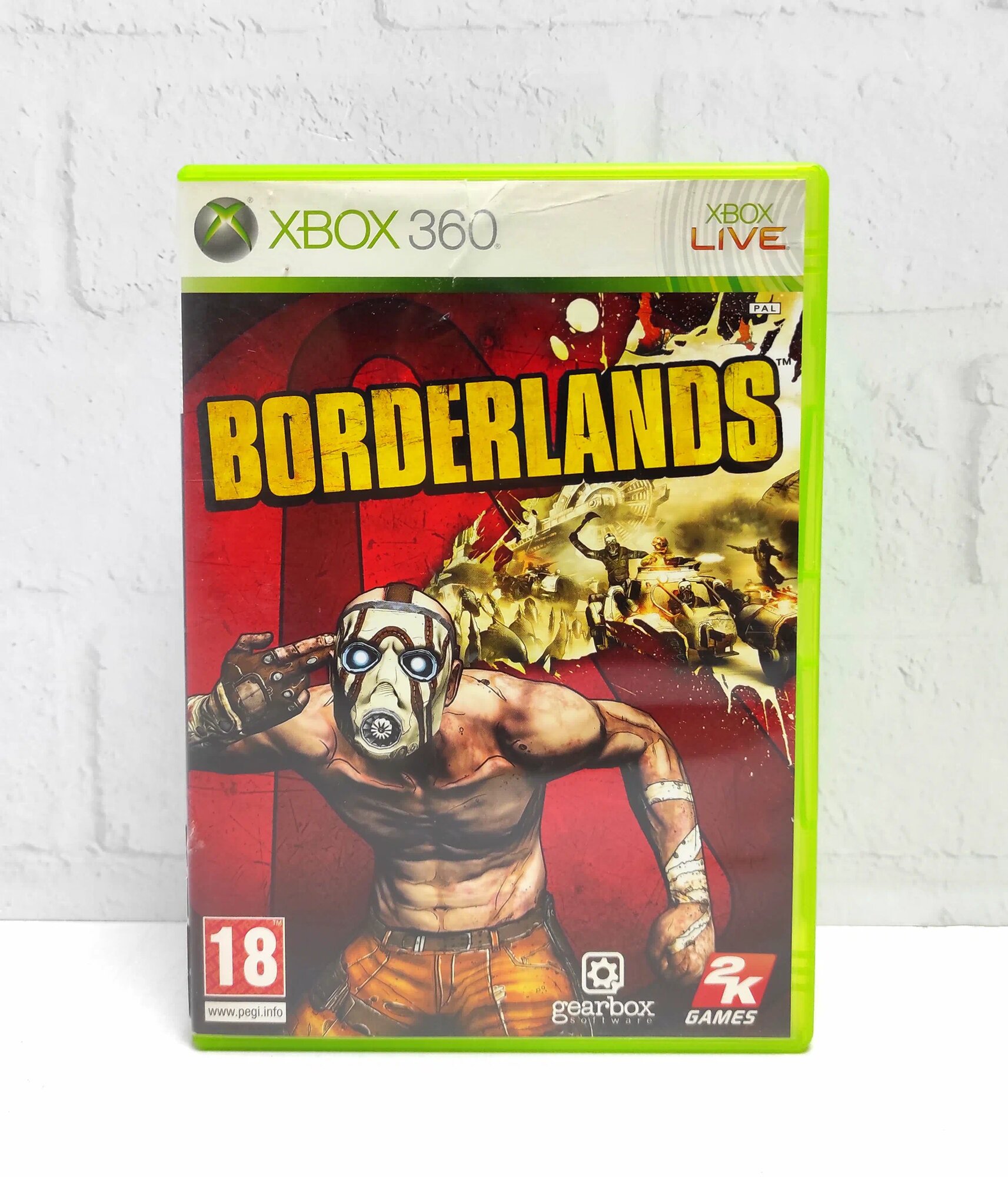 Borderlands Английский язык Видеоигра на диске для Xbox 360. Товар уцененный