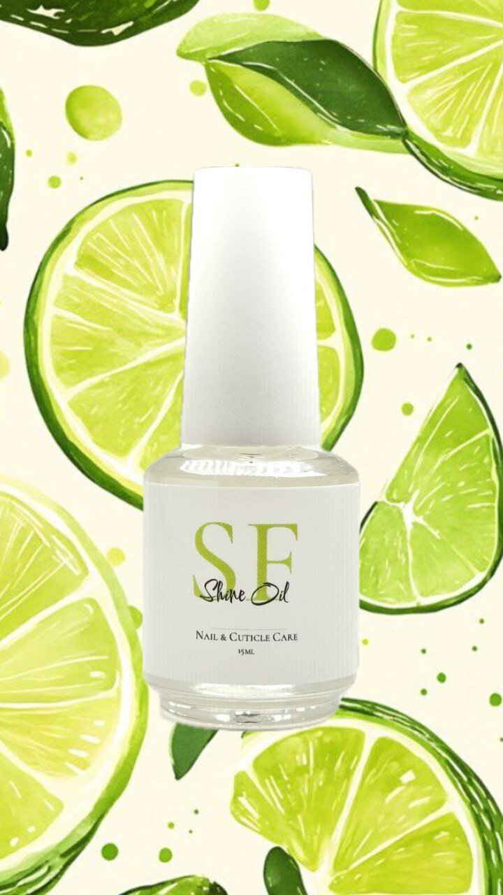 Масло для кутикулы / масло для ногтей Soul Flow Shine Oil лайм, 15 мл