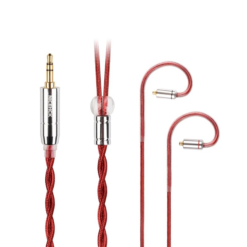 NICEHCK RedAg 4N кабель для наушников из серебра для Rockies Tears NX8Ti 3.5mm With MMCX