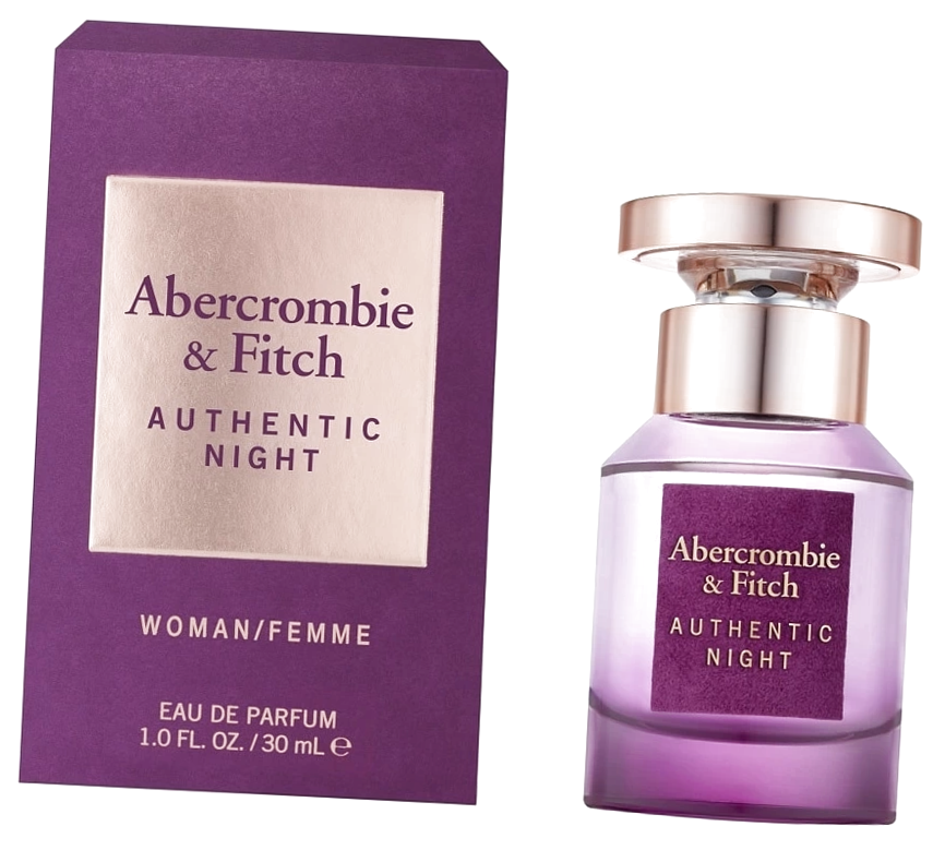 Духи Аутентик Найт для женщин Abercrombie and Fitch 30 мл / Аберкромби Энд Фитч